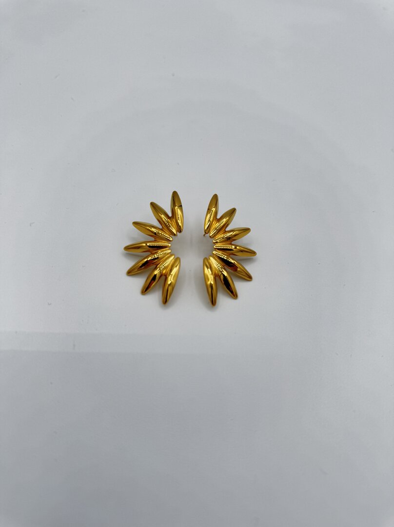 Orecchino mezzo sole oro - Lebistore